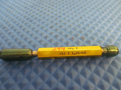 Mercury Thread Plug Gage M12 X 1.75 6H Free Shipping | eBay