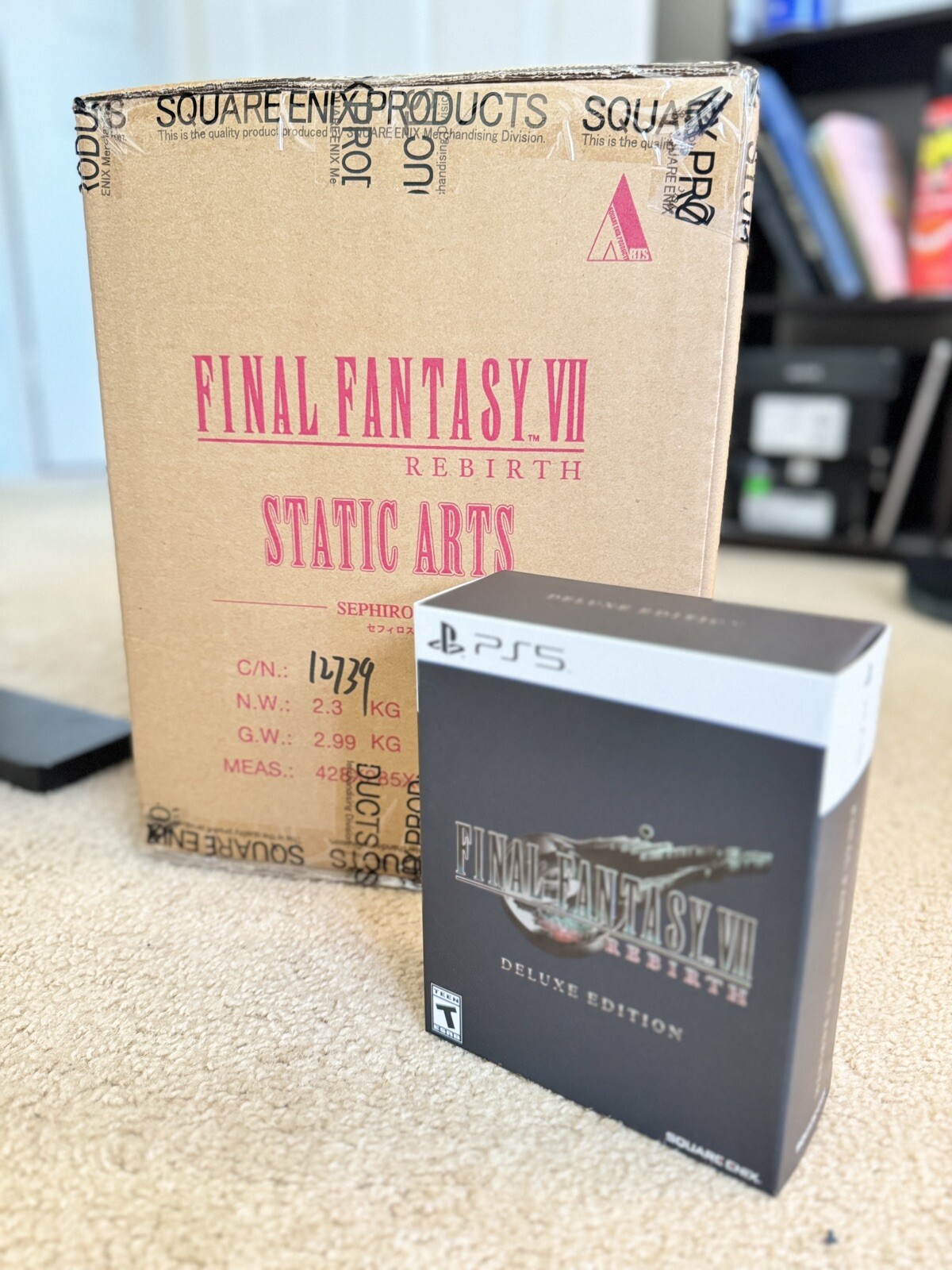 🚀 Final Fantasy 7 FFVII Rebirth COLLECTORS EDITION PS5 Sephiroth Static ...
