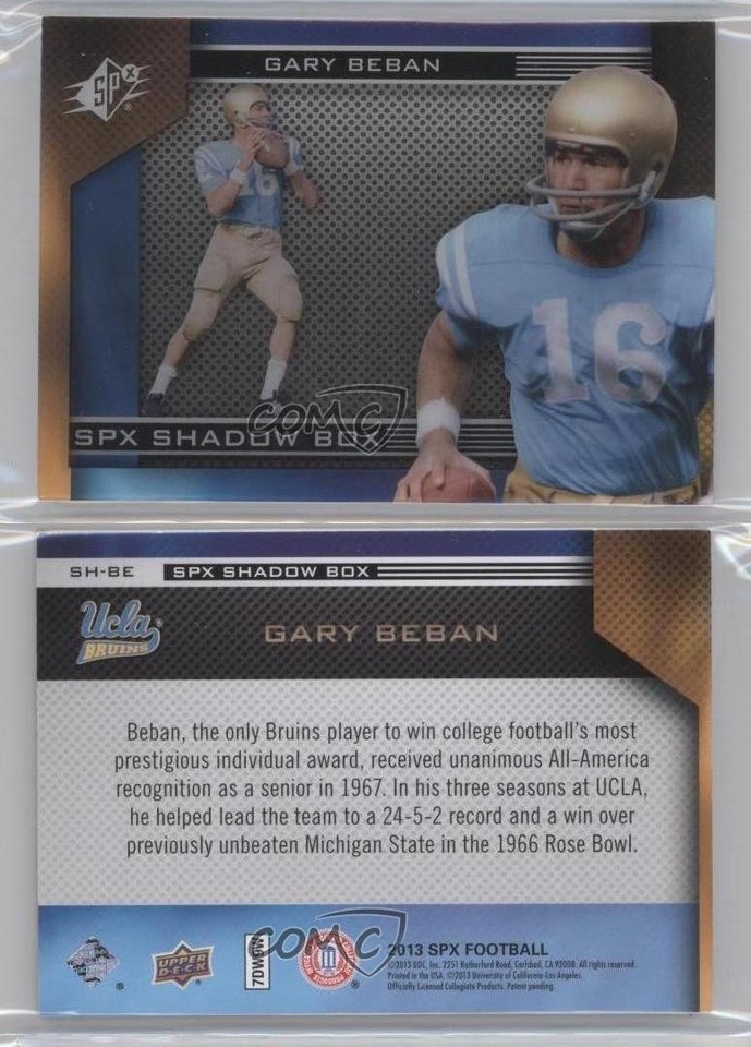 2013 SPx Shadow Box Gary Beban #SH-BE 0f8 | eBay UK