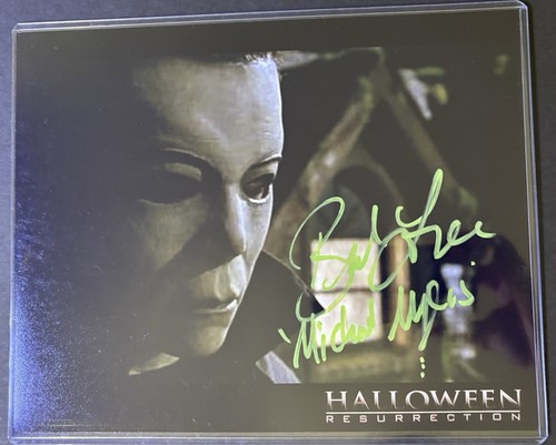 Brad Loree hand signed Halloween Resurrection Mike Myers photo auto ...