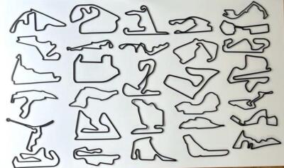 2023 Custom F1 Race Track Motorsport Circuit Wall Art 3D Print 32 ...