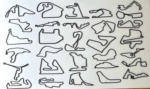 2023 Custom F1 Race Track Motorsport Circuit Wall Art 3D Print 32 ...