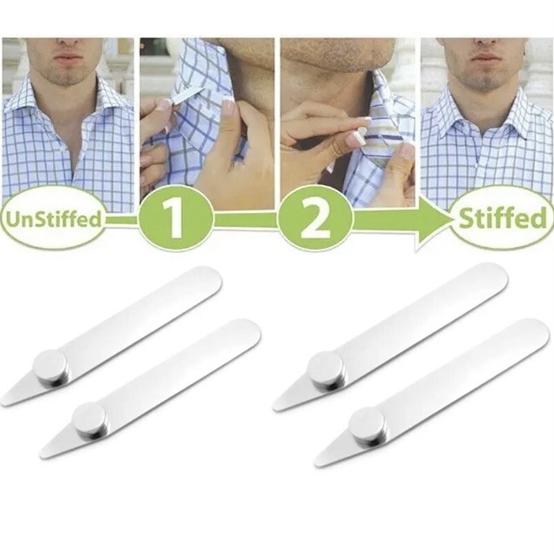 Magnetic Collar Stays for Men’s Dress Shirt