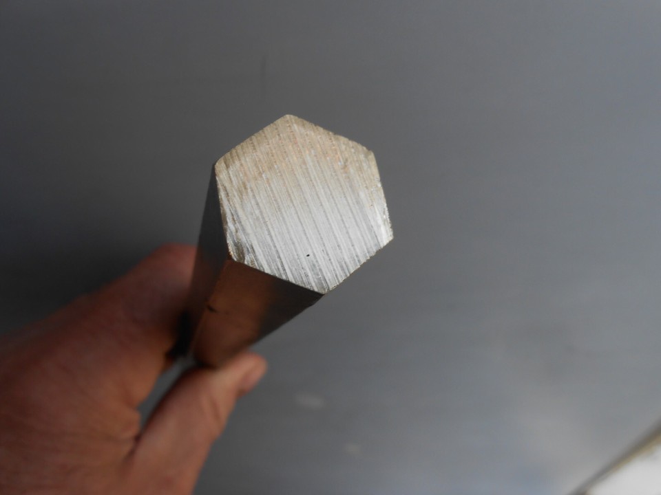 BRASS HEX BAR STOCK --.811 ACROSS FLATS---MACHINIST--HOBBY --METAL | eBay