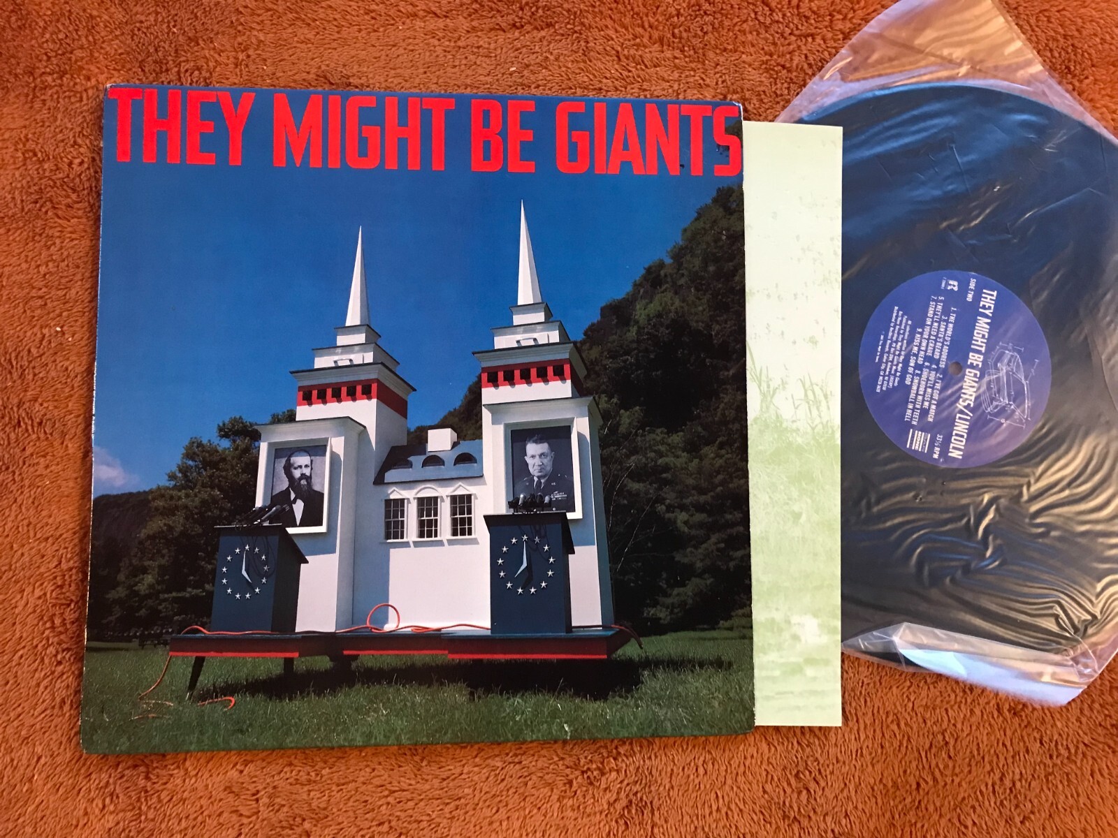They Might Be Giants Lincoln LP 772600-1 US 1988 Vinyl Record w/Insert ...