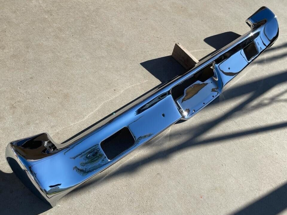 S DODGE CORONET WAGON NEW TRIPLE PLATED CHROME REAR BACK BUMPER 1971 ...
