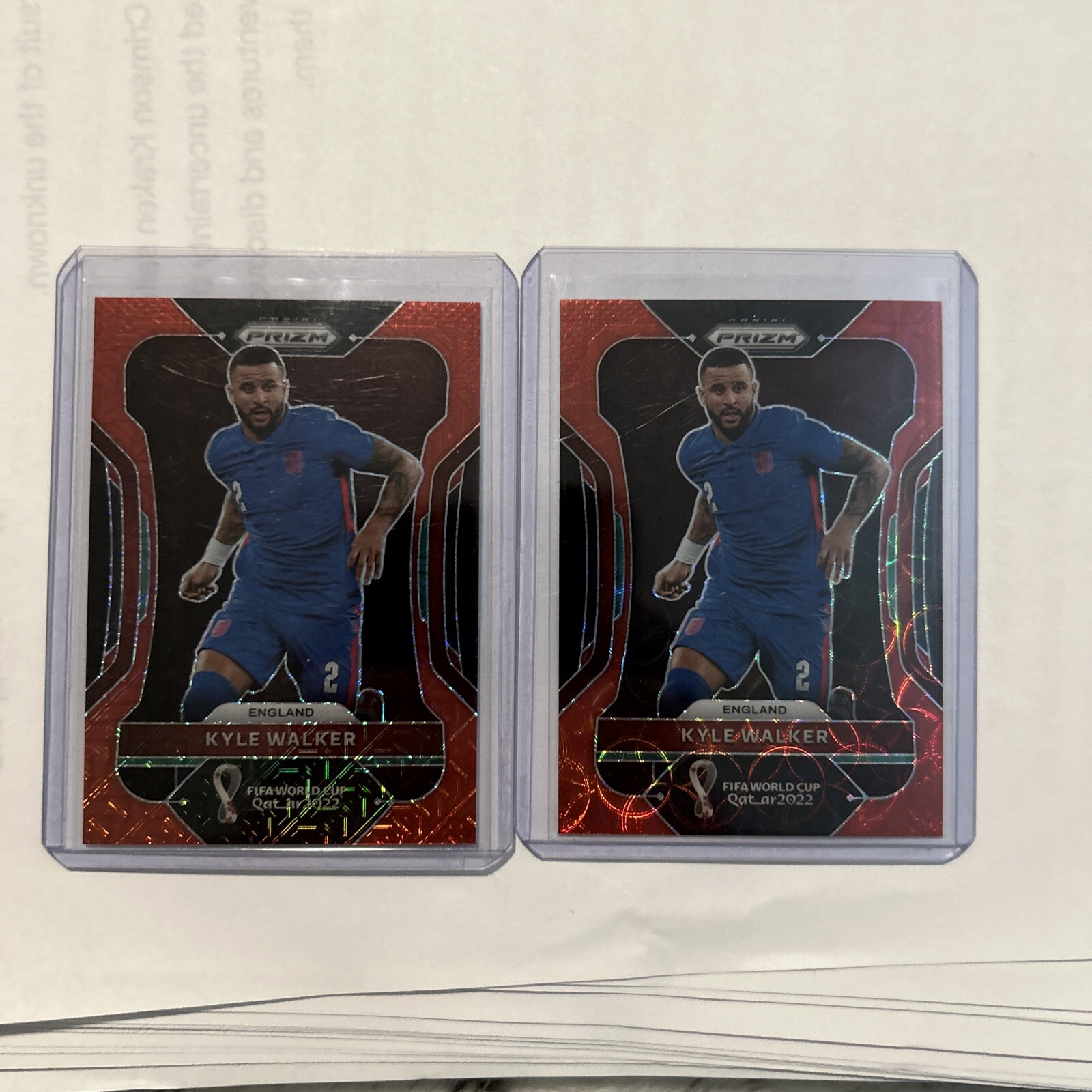 Kyle Walker 2022 Prizm World Cup (2)Red Breakaway one card/ 99 | eBay