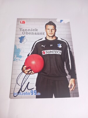 Signierte AK Yannick Obenauer TSG Hoffenheim NEU | eBay.de