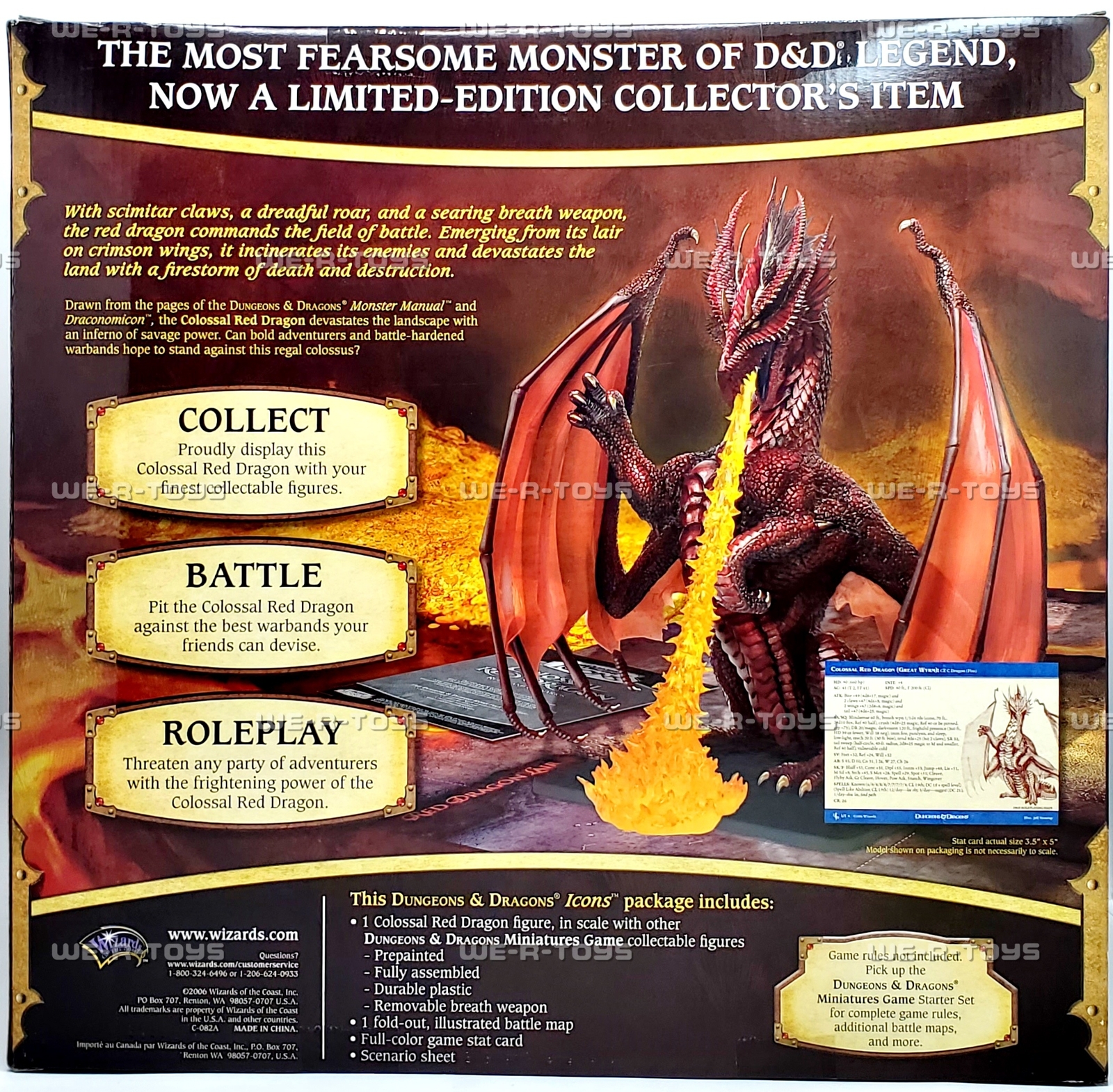 Dungeons and Dragons Colossal Red Dragon Limited Edition Miniature for ...