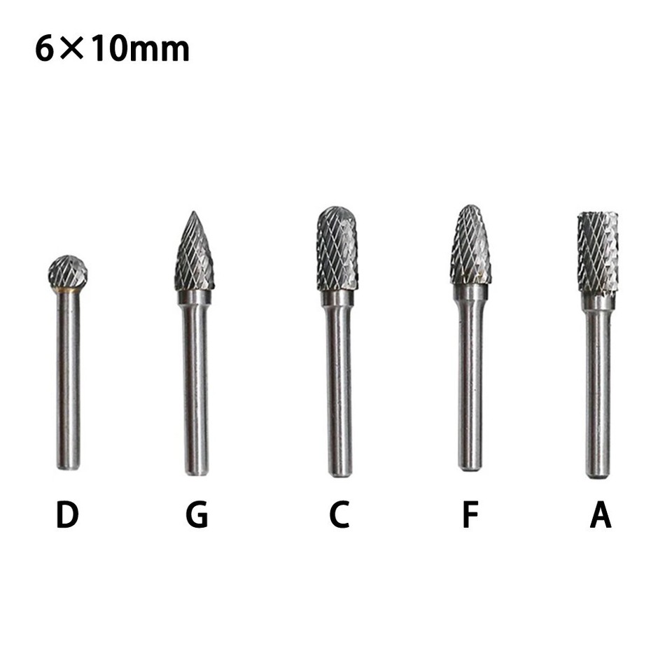 Double Grain Cut Carbide Burrs for Precision Carving with Rotary Drill ...