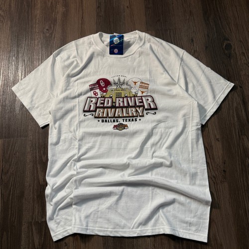 Red River Rivalry Cotton Bowl Dallas Texas OU UT NCAA Football T-Shirt ...