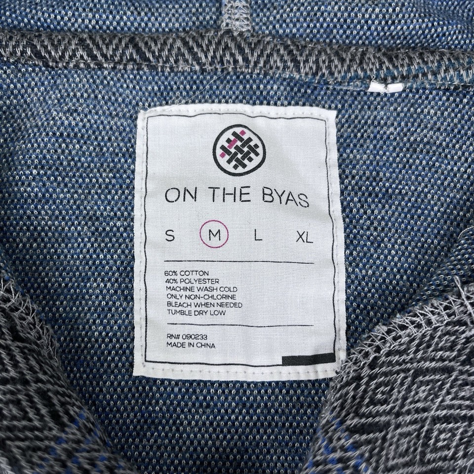 On The Byas Men’s Size Medium Hoodie Sweatshirt Pullover Teal Blue ...