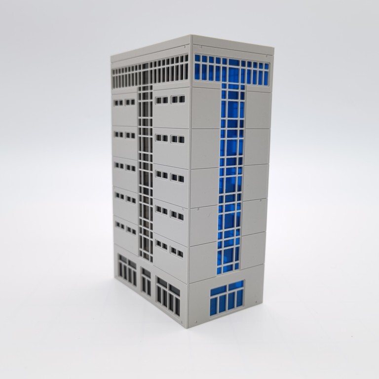 1/160 N 1/87 HO Scale Buildings Model Railroad Modern Department Window ...