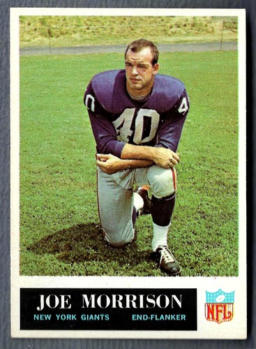 JOE MORRISON 1965 PHILADELPHIA NEW YORK GIANTS #120 EX/MT CINCINNATI | eBay