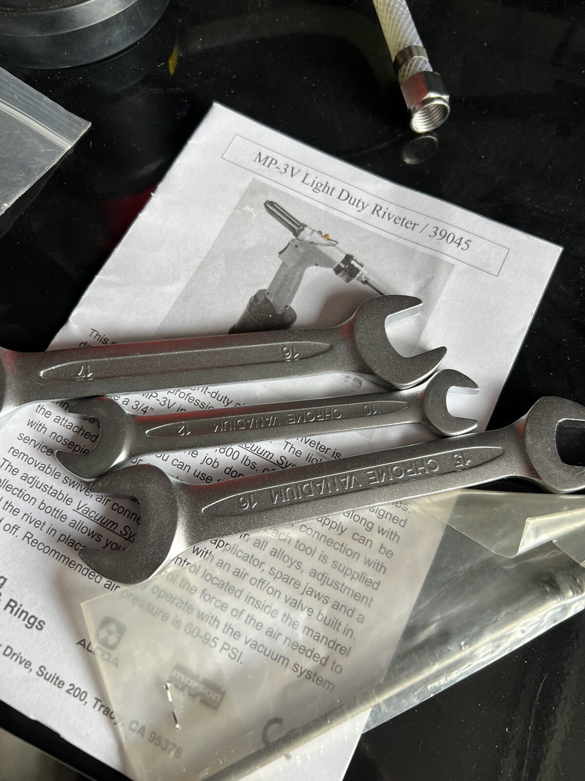 Marson MP-3V Air Pneumatic Rivet Gun Installation Tool 39045 3/32 - 3/ ...