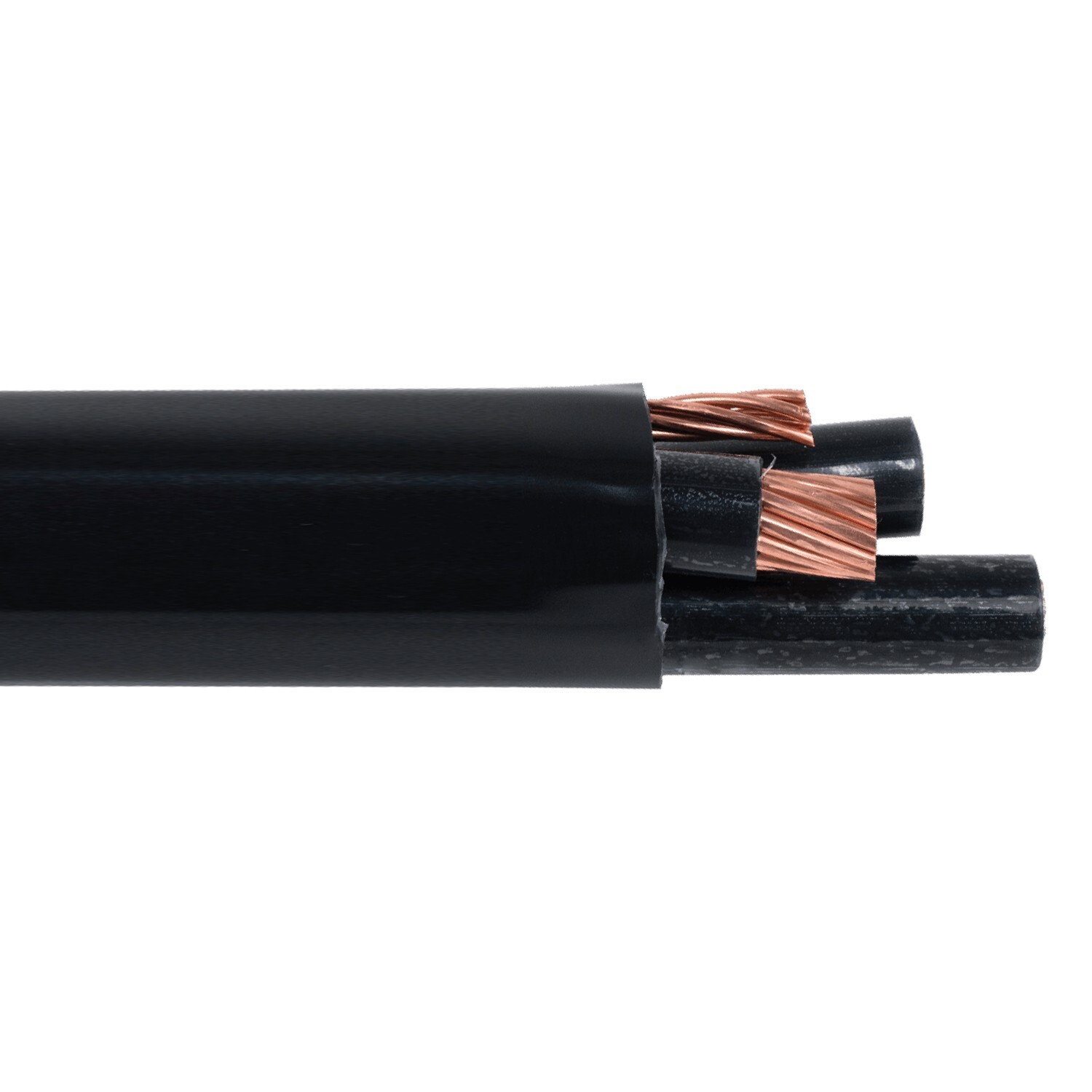 100' 4/3 VNTC Tray Cable With Ground Type TC-ER PVC Jacket Black 600V ...
