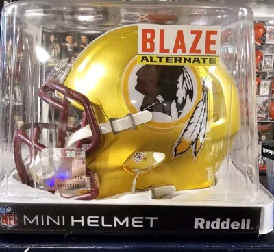 Washington Redskins Speed Blaze Alternate Chrome Mini Helmet | eBay