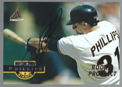 1994 Pinnacle baseball #419 J.R. Phillips IP autograph signed card | eBay