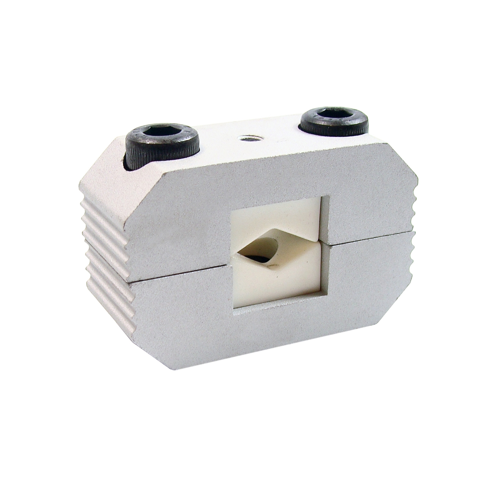 Clamping piece fixing piston rod for shock absorbers with retract ...