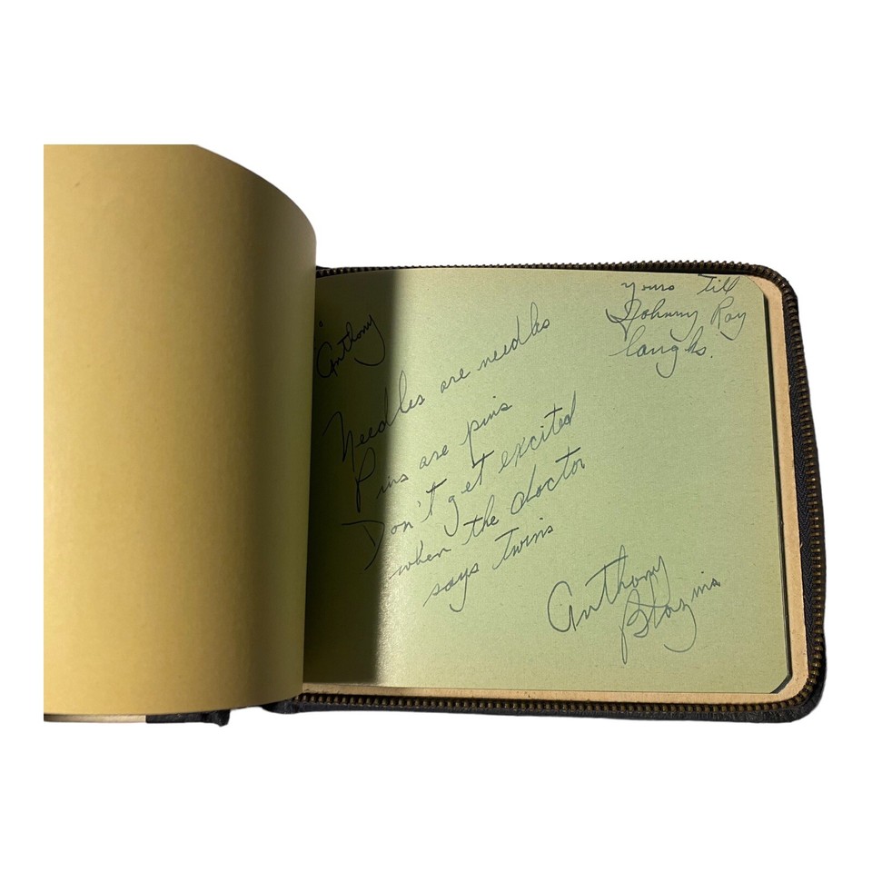1952 William W Niles JHS School Autograph Book Middle Jr High Bronx New ...