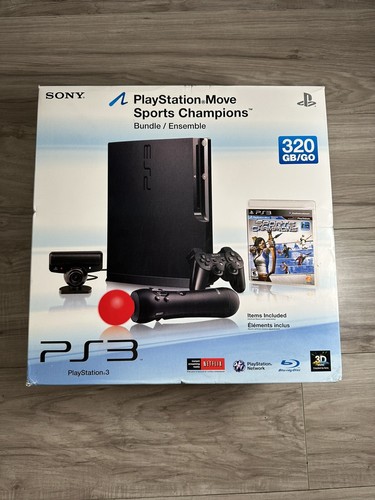 Sony PlayStation 3 Slim Move Sports Champions Bundle 320GB Console ...