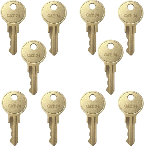 Dispenser Keys (10) for Bobrick 33043 CAT74 Commercial Roll Towel, C ...