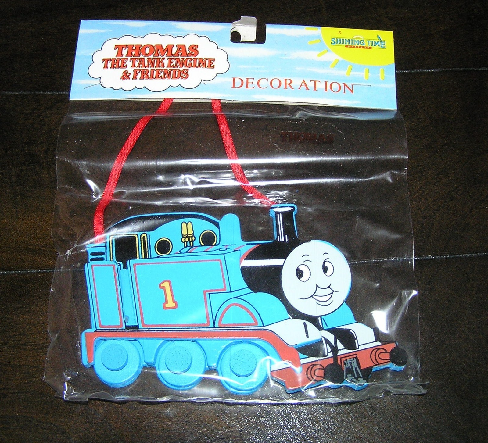 Rare Thomas the Tank Engine Train Wooden Christmas Tree Ornament NIP ...