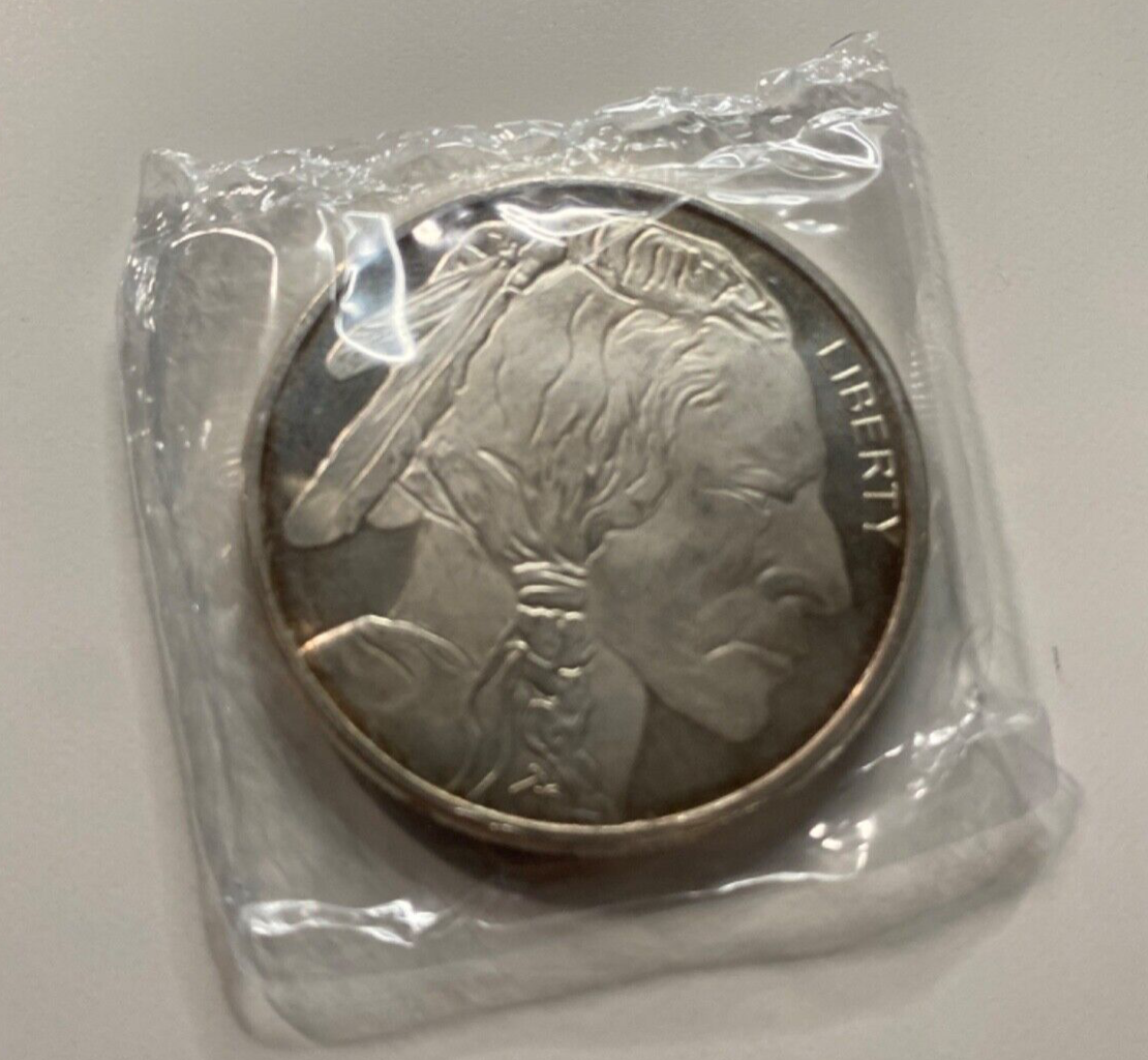 Silvertowne Buffalo Round - .999 Fine Silver 1 oz PROOF COIN— RARE FIND ...