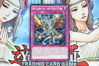 Yugioh Trap Card Return of the Red-Eyes CORE-EN072 1st Edition Common ...
