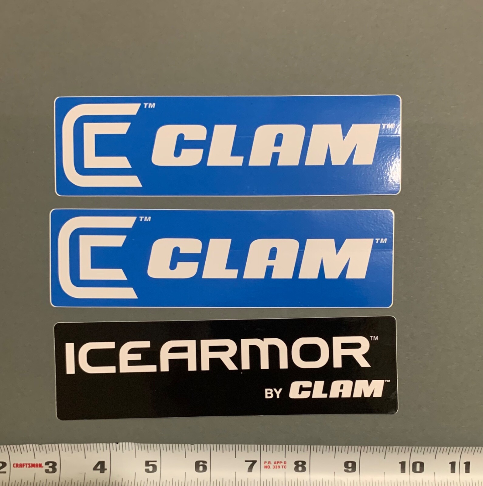 Ice Fishing Clam Stickers(3 Pack)/ Window Decals/ Fishing/ Ice fishing ...