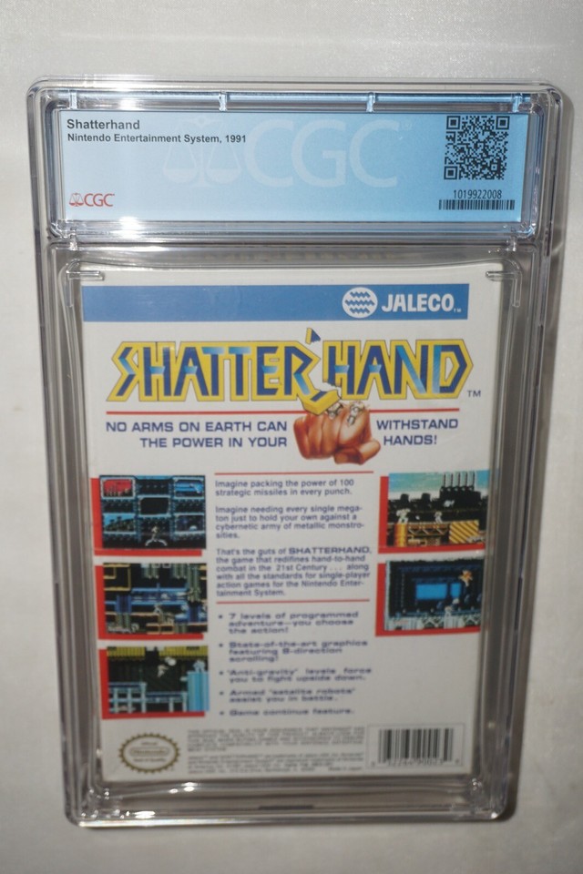 Shatterhand (Nintendo NES) CGC 9.6 A+ NEW Sealed 32264900239 | eBay