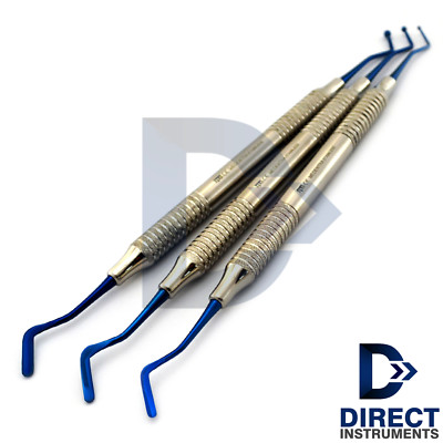 Dental Filling Instruments Composite Blue Ball Tips Restoration Flat ...
