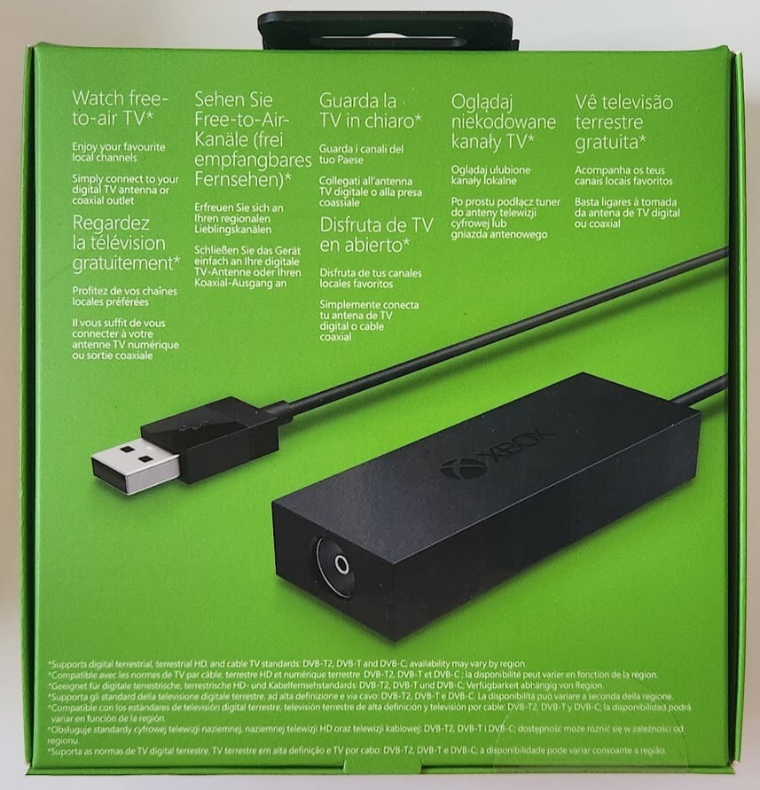 Microsoft Official Digital TV Tuner for Xbox One Brand New [2016 ...