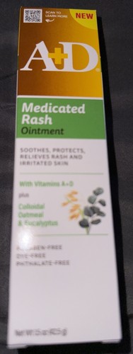 A+D Medicated Rash Ointment – Relieves Rash & Irritated Skin, 1.5oz ...