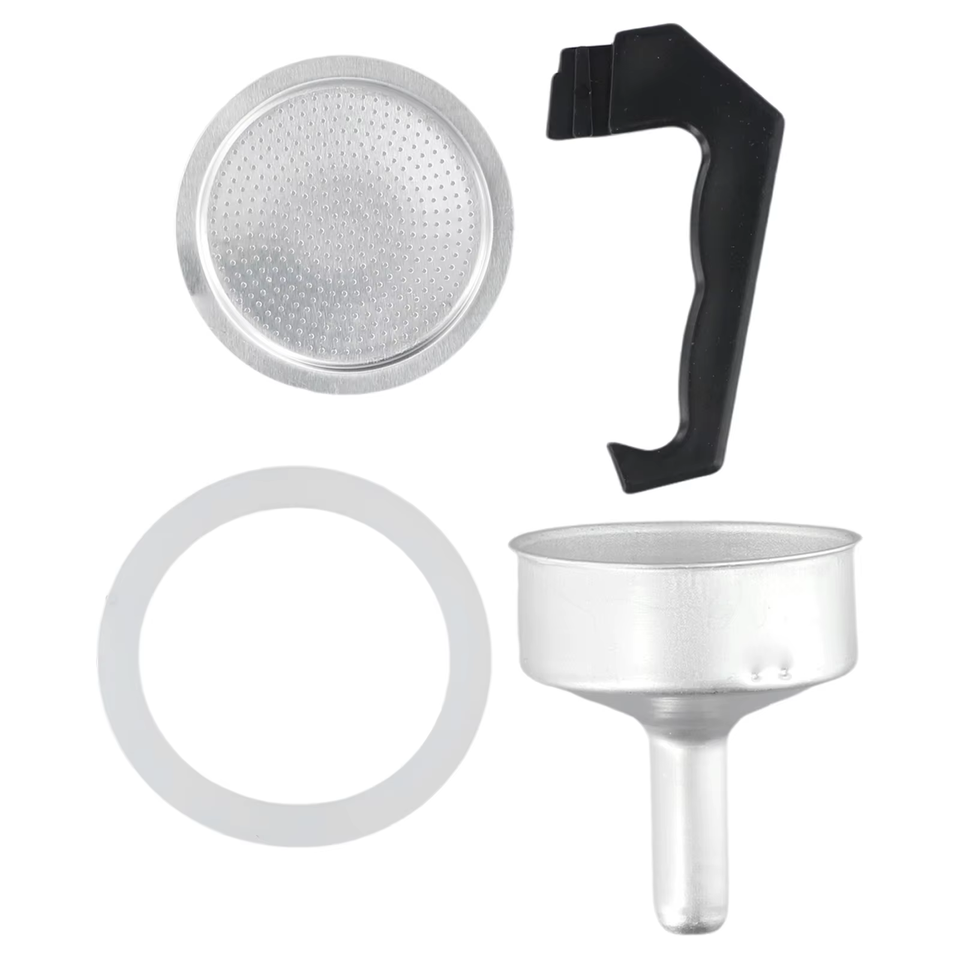 Espresso Coffee Moka Pot Replacement Parts for 1/3/6/9/12 Cups Moka Pot ...