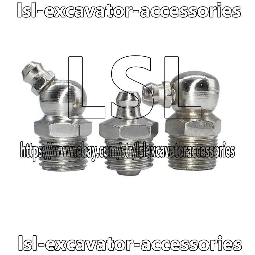 Grease Nipple SS201 SS304 Metric Male Thread Straight Elbow Oil Zerk ...