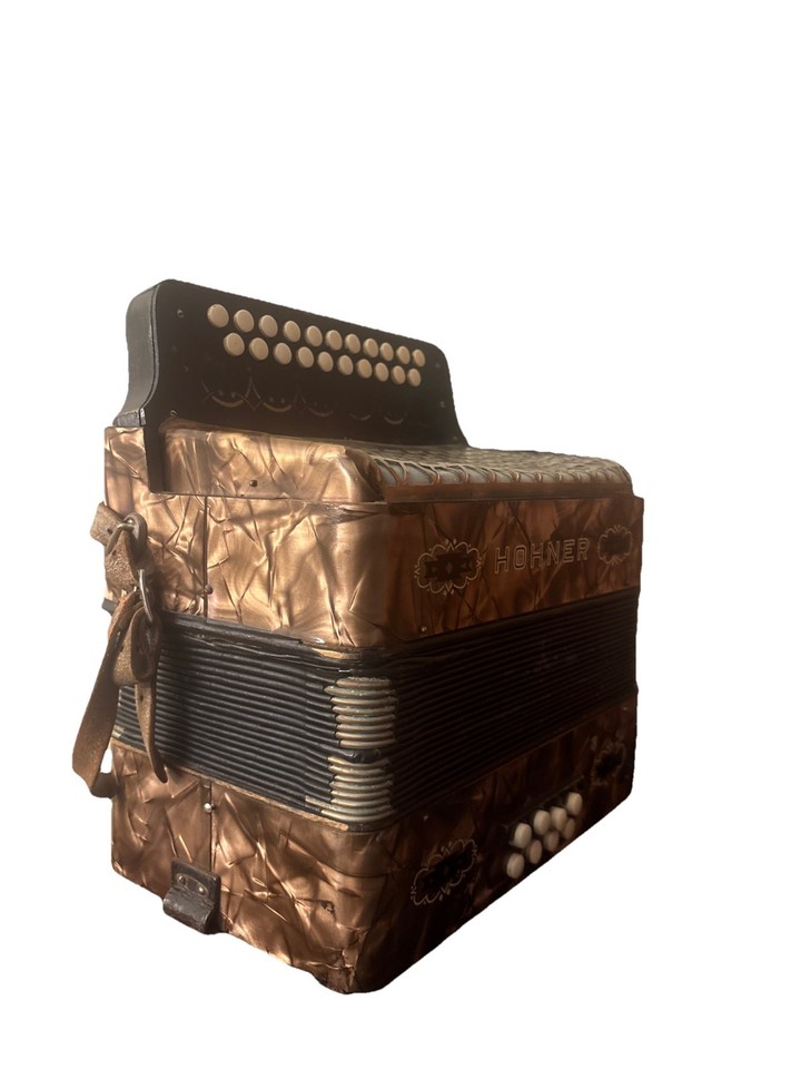 Hohner Vintage Two Row Diatonic Button Accordion | eBay