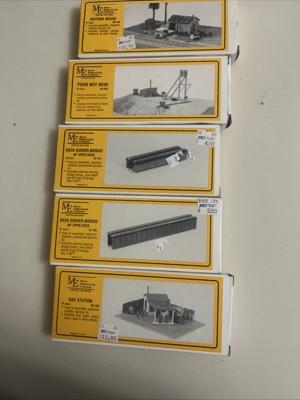 ME Micro Engineering Company N Scale Buildings Lot of 5 | eBay