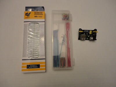 HW-131 MB-102 Solderless Prototype Building Breadboard Jumper Wire Kit ...
