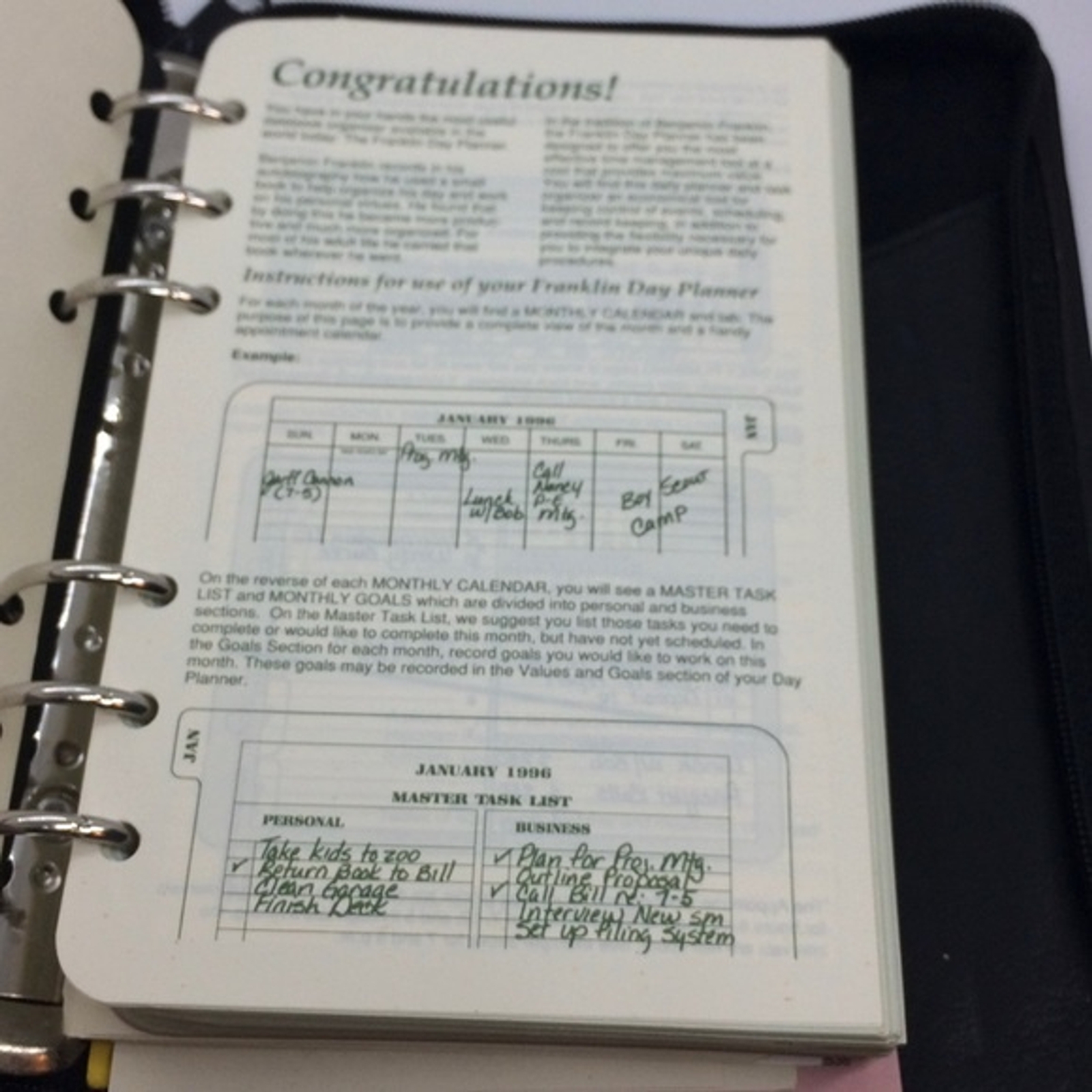 VINTAGE ROLODEX PERSONAL ORGANIZER DAILY PLANNER ZIP … - Gem