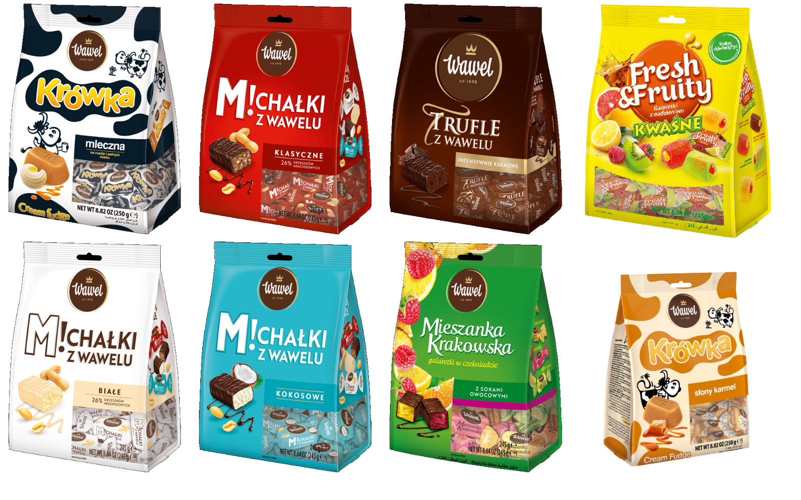 WAWEL PRALINES - MICHALKI - TRUFLE - MIESZANKA KRAKOWSKA Chocolate ...