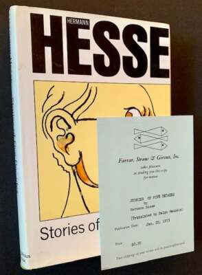 Hermann Hesse / Stories of Five Decades Review Copy 1st Edition 1972 | eBay