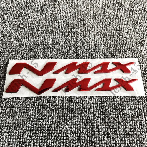 red motorcycle fuel gas tank emblem decal bike badge stickers for NMAX ...