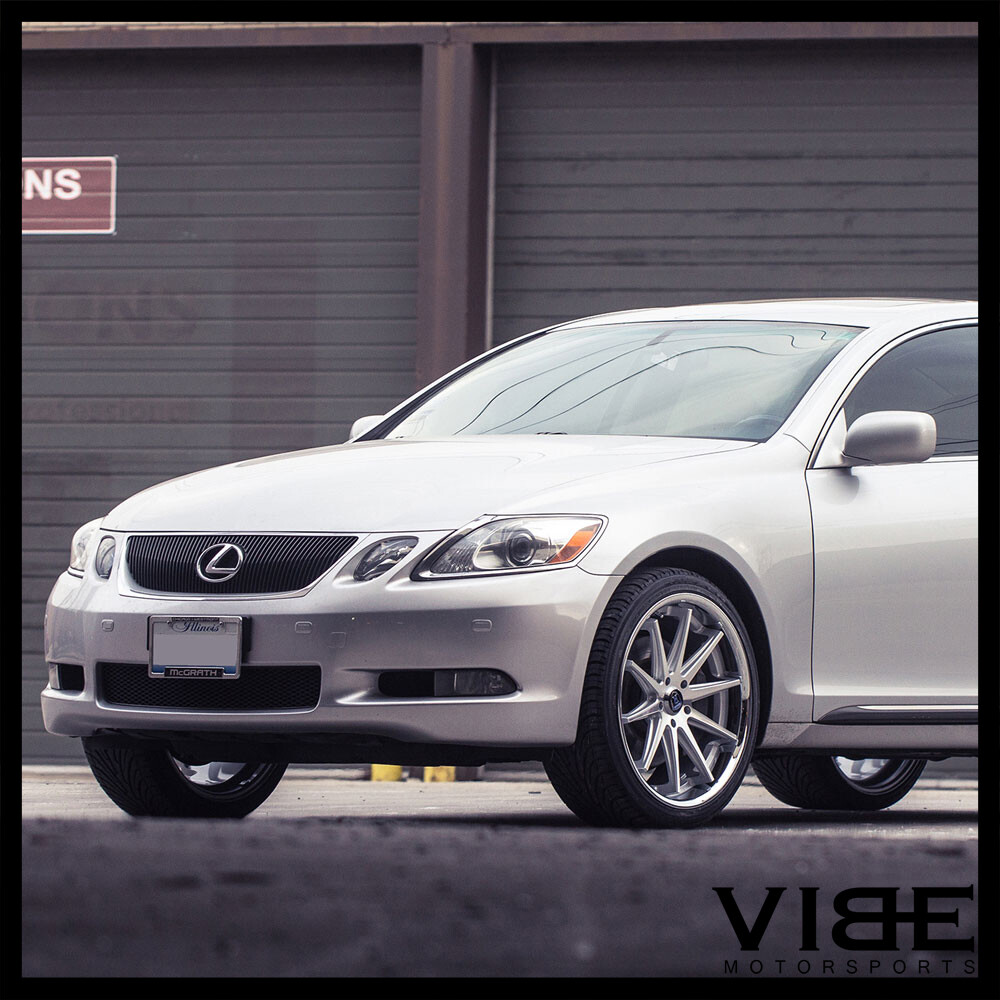 20" ROHANA RC10 SILVER CONCAVE WHEELS RIMS FITS LEXUS GS300 GS400 GS430 ...