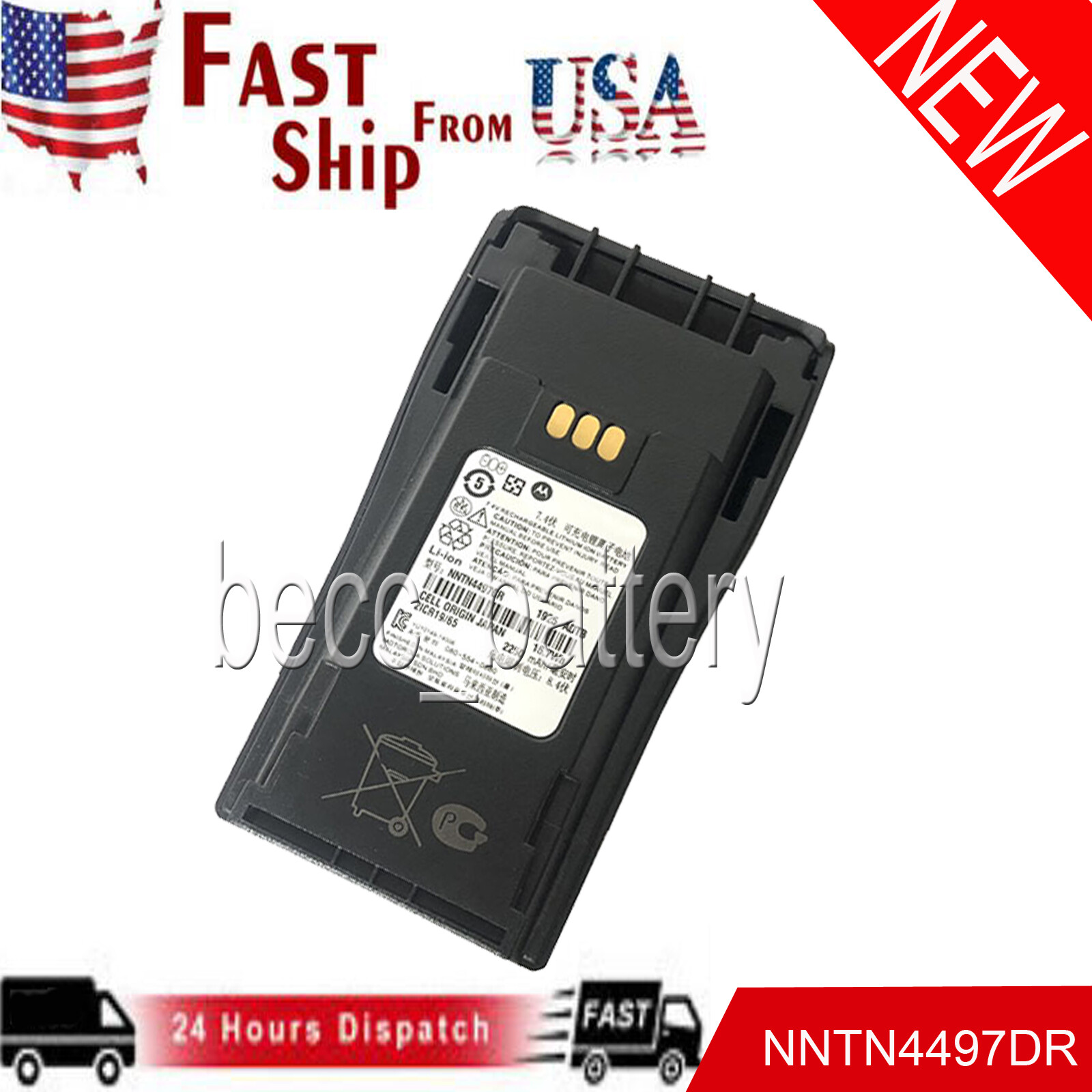 NNTN4497 New Battery for Radio 4970 CP150 CP180 CP200D PR400 EP450 | eBay