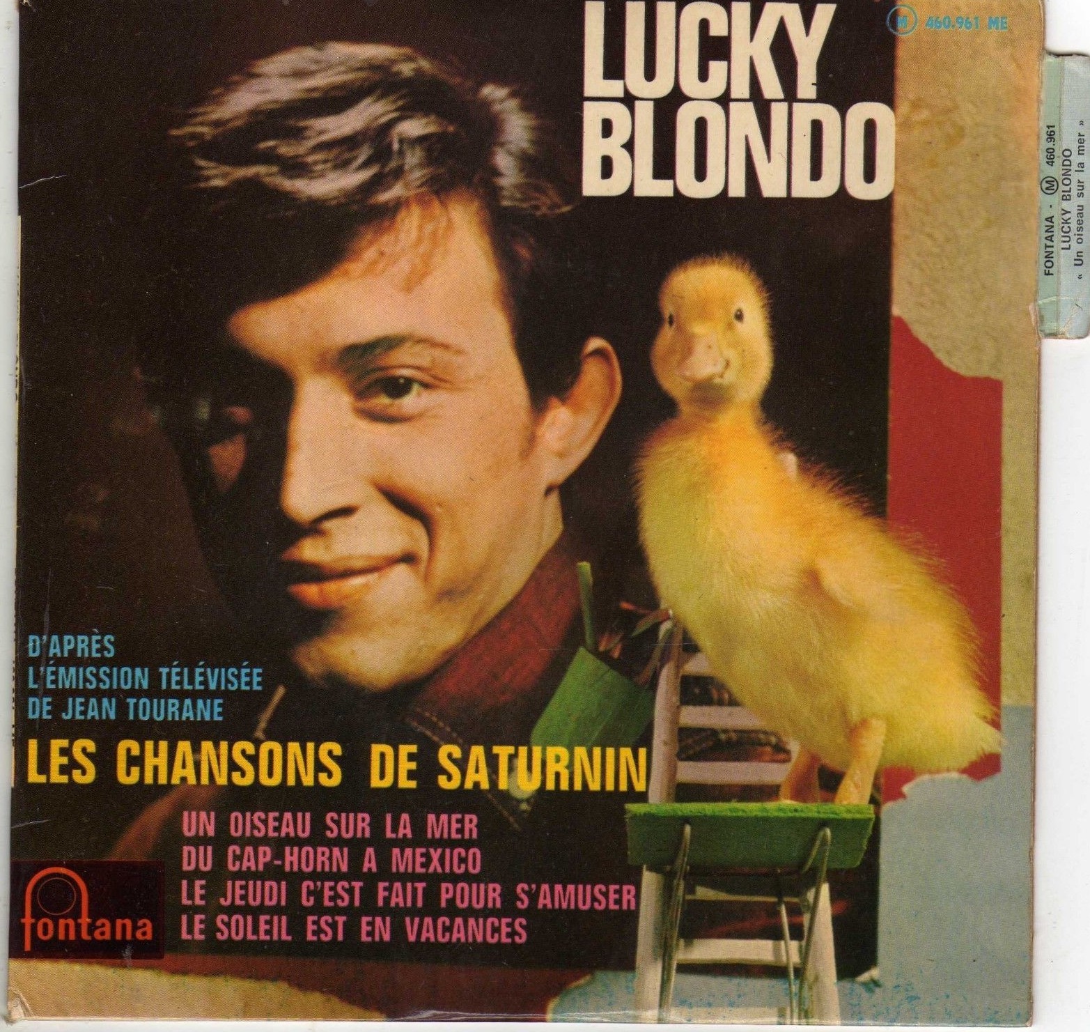 LUCKY BLONDO LES CHANSONS DE SATURNIN FRENCH ORIG EP JOE HAJOS | eBay