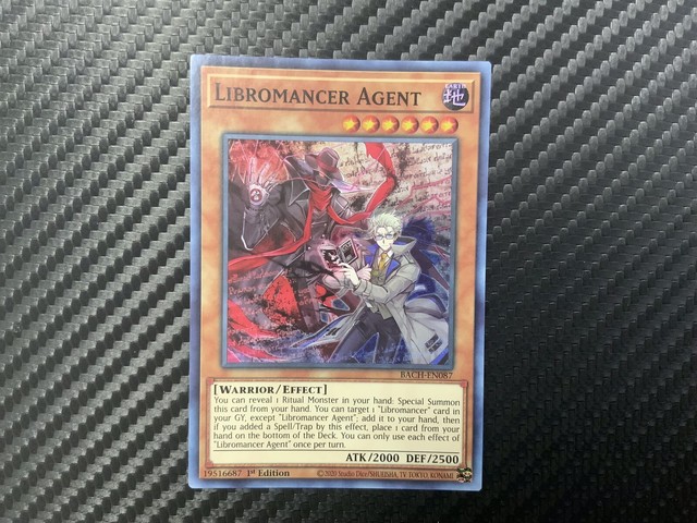 Yu-Gi-Oh! TCG Libromancer Agent Battle of Chaos BACH-EN087 1st Edition ...