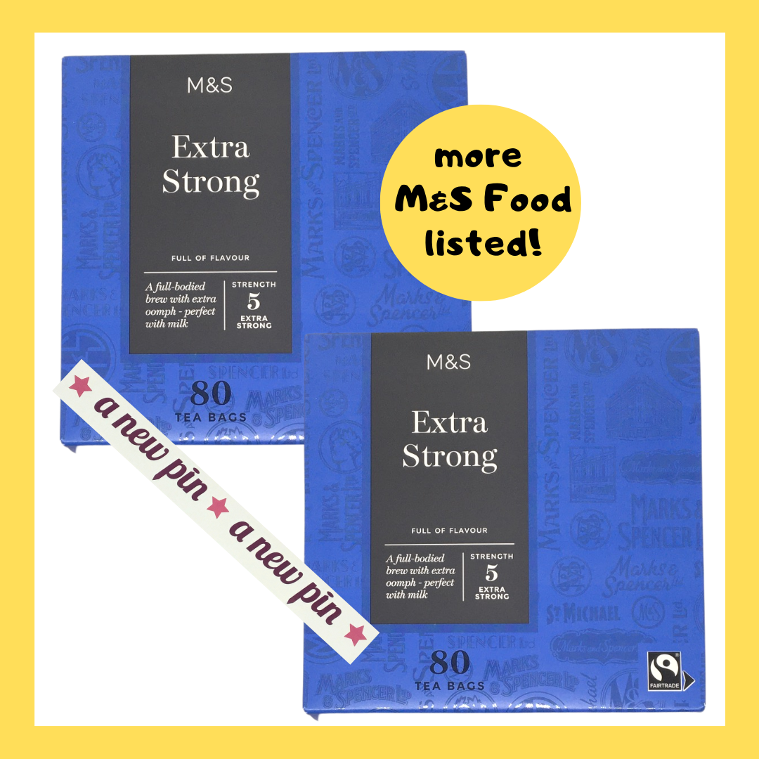 M&S Tea Bags Extra Strong Strength No 5 160 Bags 2x Box Marks & Spencer ...
