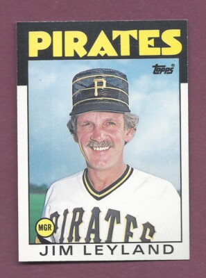 RAZOR SHARP 1986 TOPPS TRADED #66T JIM LEYLAND HOF ROOKIE .99 SHIP N976 ...