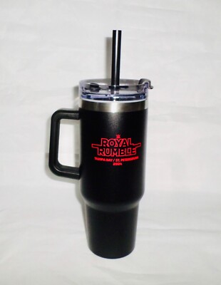 WWE Royal Rumble 24 Stainless Steel 40oz Water Bottle Tumbler Rare ...